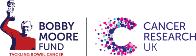 Bobby Moore Fund and Cancer Research UK logos